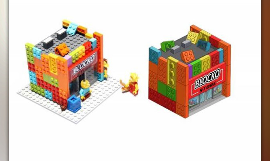 Simpsons-Häuser aus Lego selbst gemacht: Kwik-E-Mart, Moe's Taverne und ...