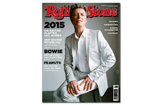 ROLLING STONE im Januar 2016 - Titelthema: David Bowie + der große ...