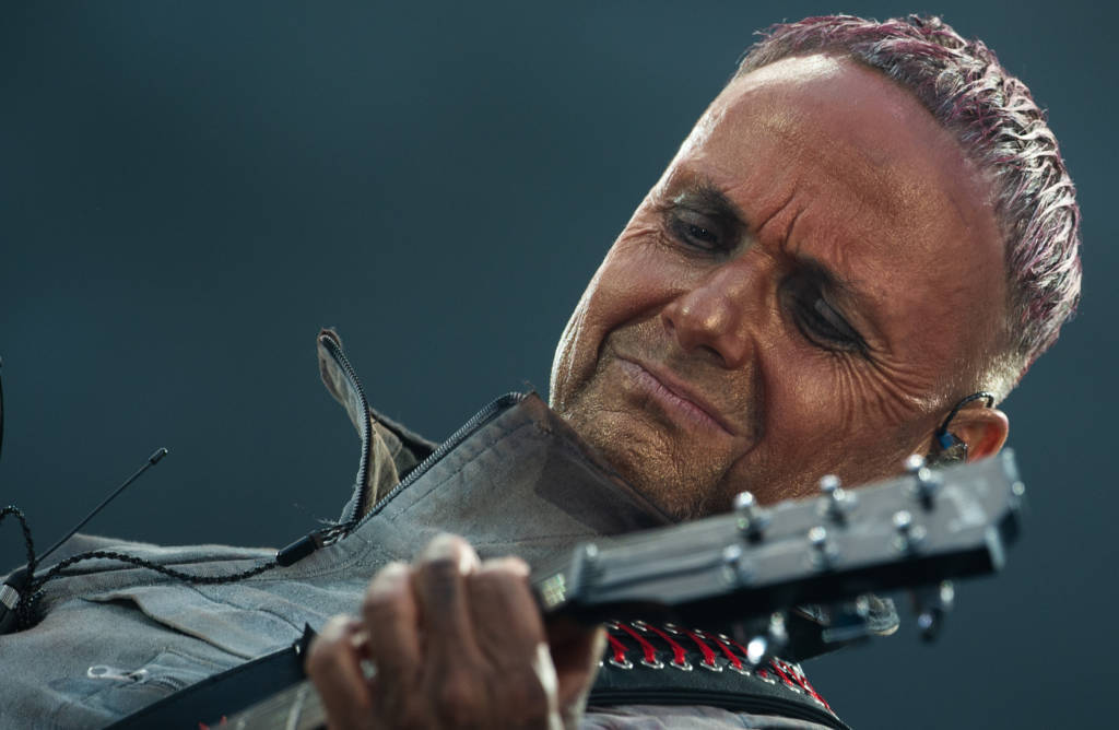 Rammstein in Moskau: Wilder Kuss von Richard Z. Kruspe und Paul Landers
