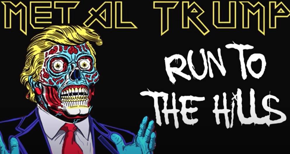 Donald Trump singt „Run to the Hills” von Iron Maiden