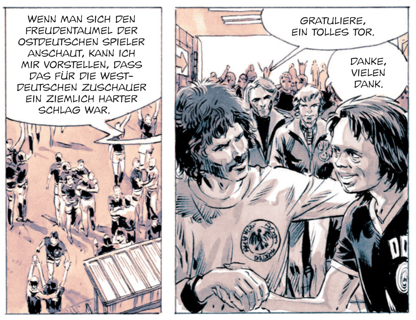 Fußball-Comic „Spiel der Brüder Werner“: DDR vs. BRD