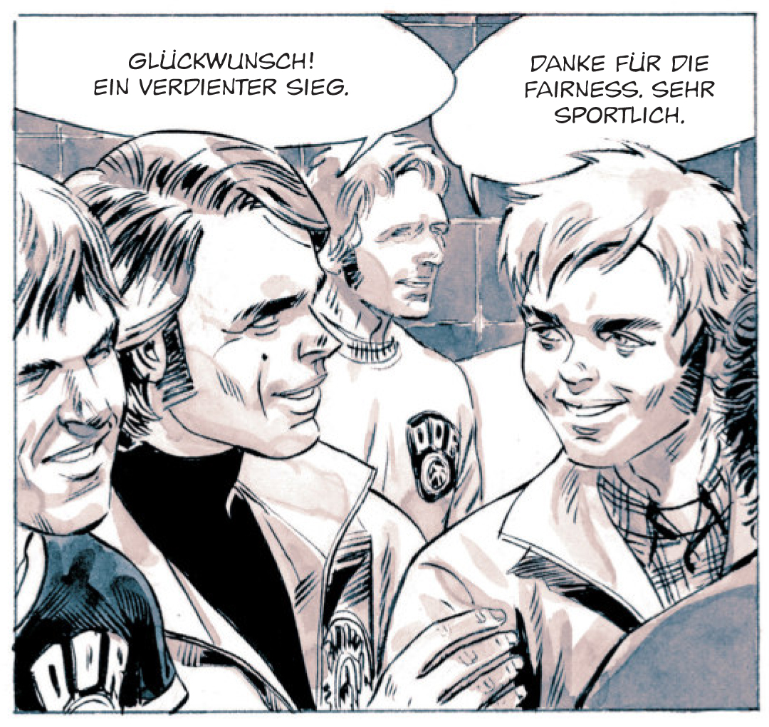 Fußball-Comic „Spiel der Brüder Werner“: DDR vs. BRD