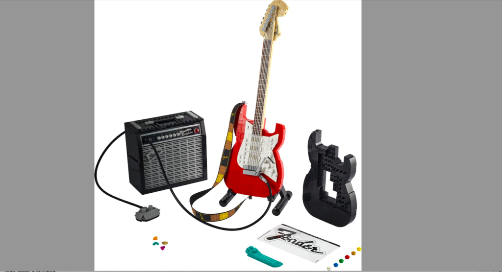 Fender Stratocaster: Eine Legende gibt's nun in Lego— Rolling Stone