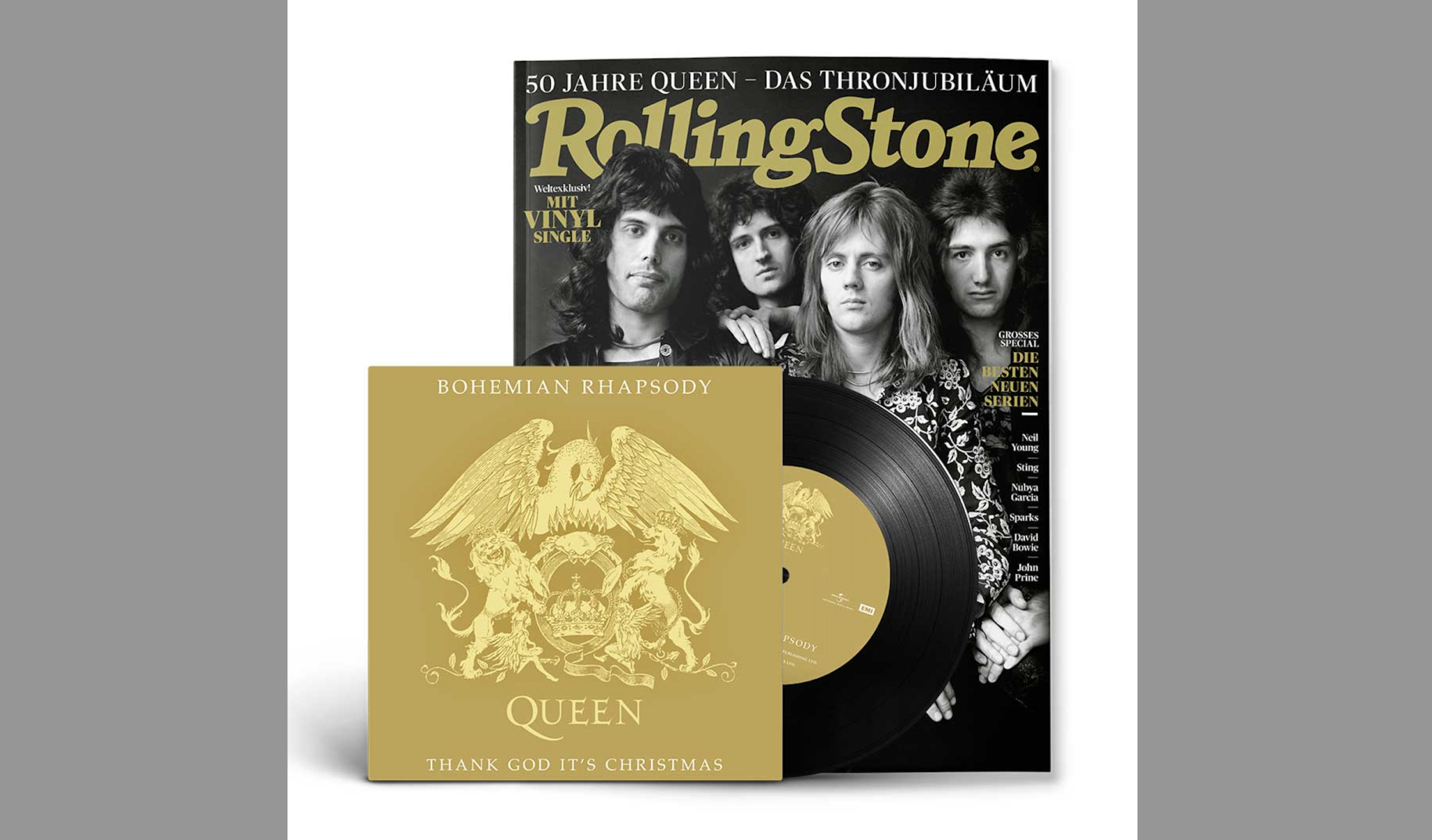 Exklusive 7-Inch von Queen – „Bohemian Rhapsody“ / „Thank God It's ...