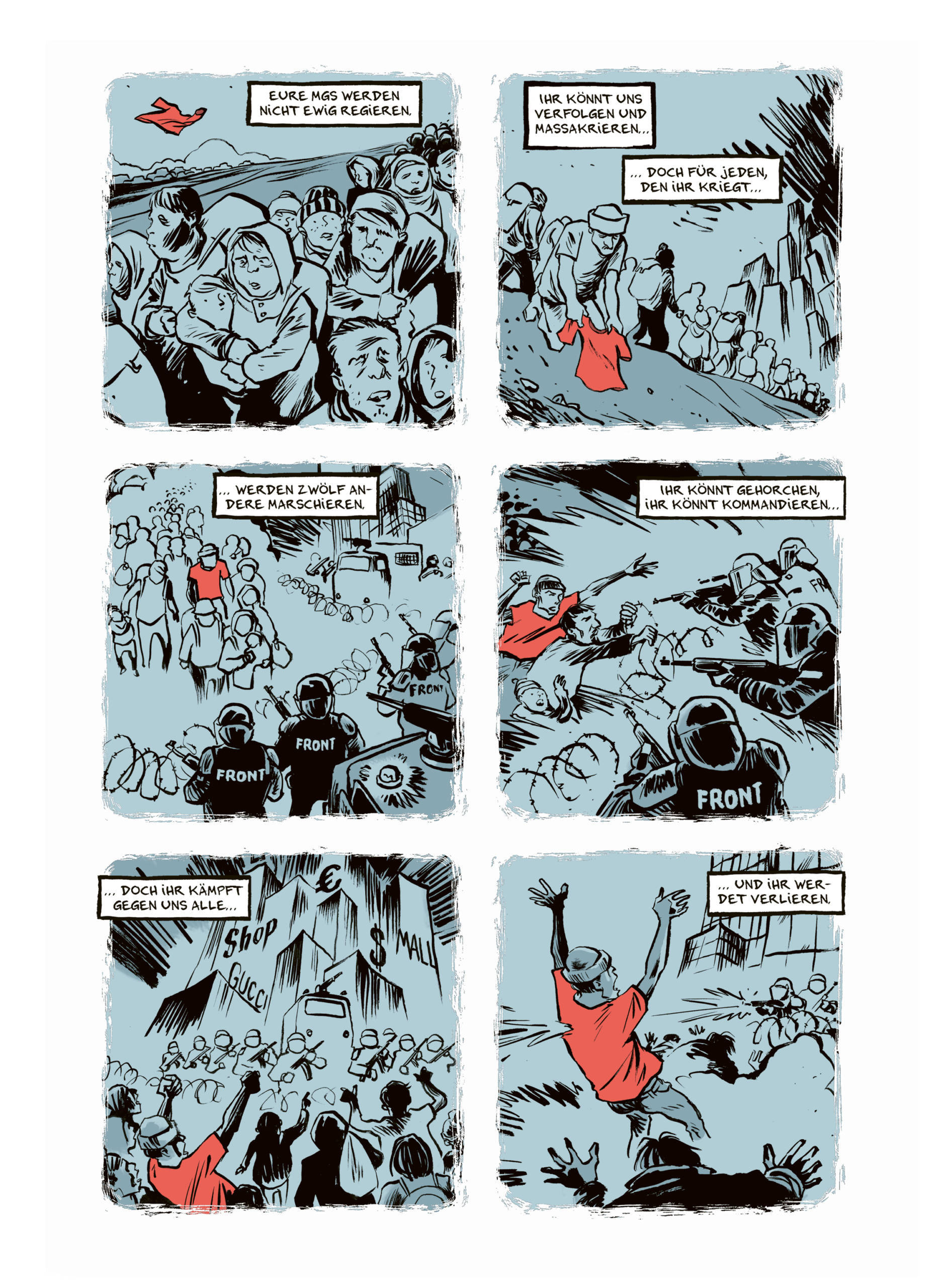 Exklusiver Einblick: Ton-Steine-Scherben-Comic „Keine Macht für Niemand ...