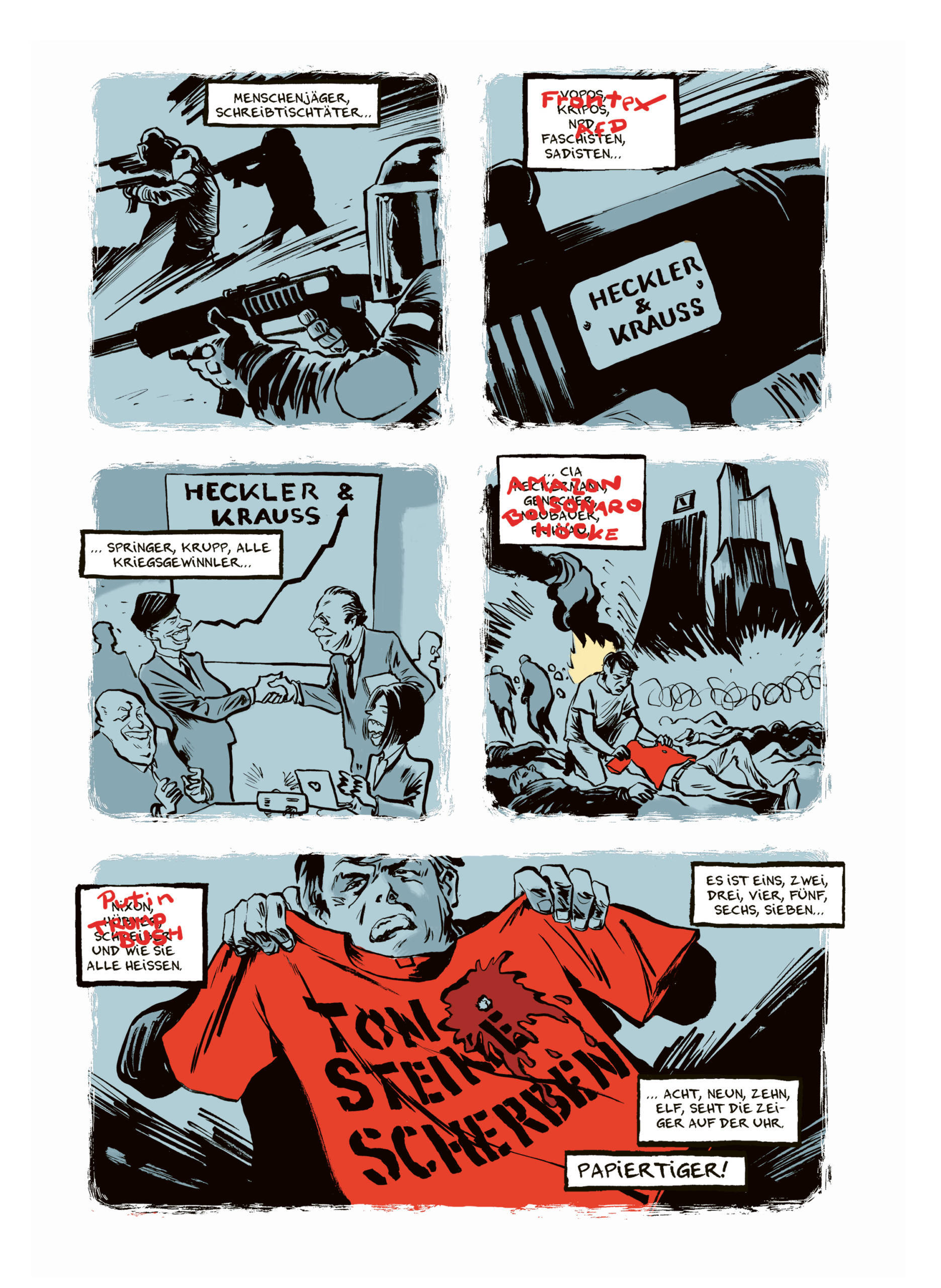 Exklusiver Einblick: Ton-Steine-Scherben-Comic „Keine Macht für Niemand ...