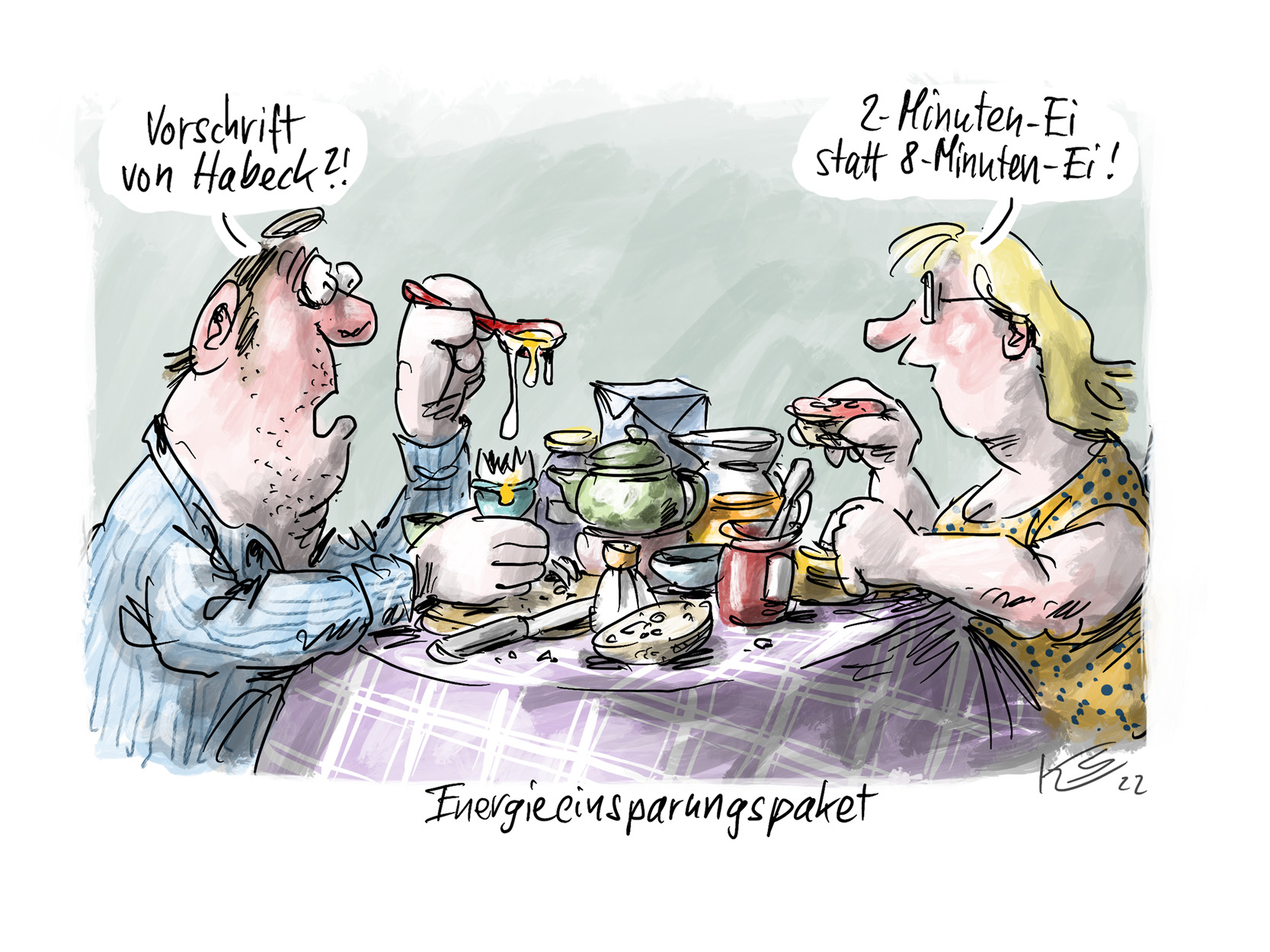 Krisen im Sonderangebot: Karikaturen zum Zeitenwenden-Jahr 2022 ...