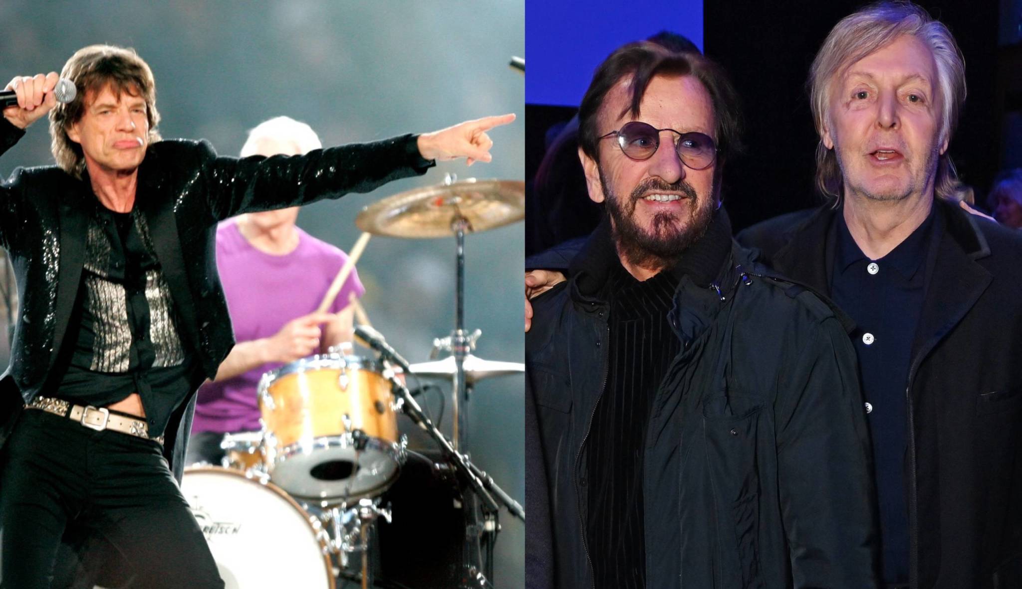 The Rolling Stones nehmen wohl mit Paul McCartney und Ringo Starr auf