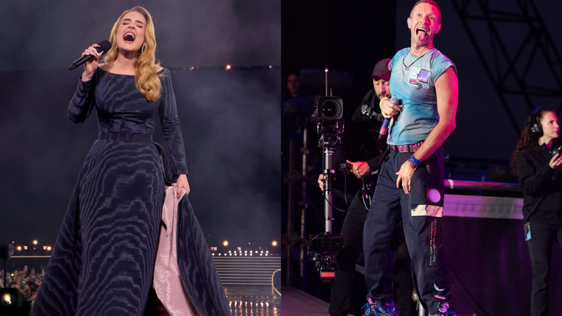 Wer bringt München mehr zum Leuchten: Adele oder Coldplay?