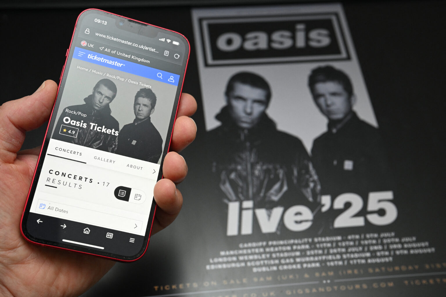 Oasis: Branchenprimus verteidigt Dynamic Pricing von Ticketmaster ...