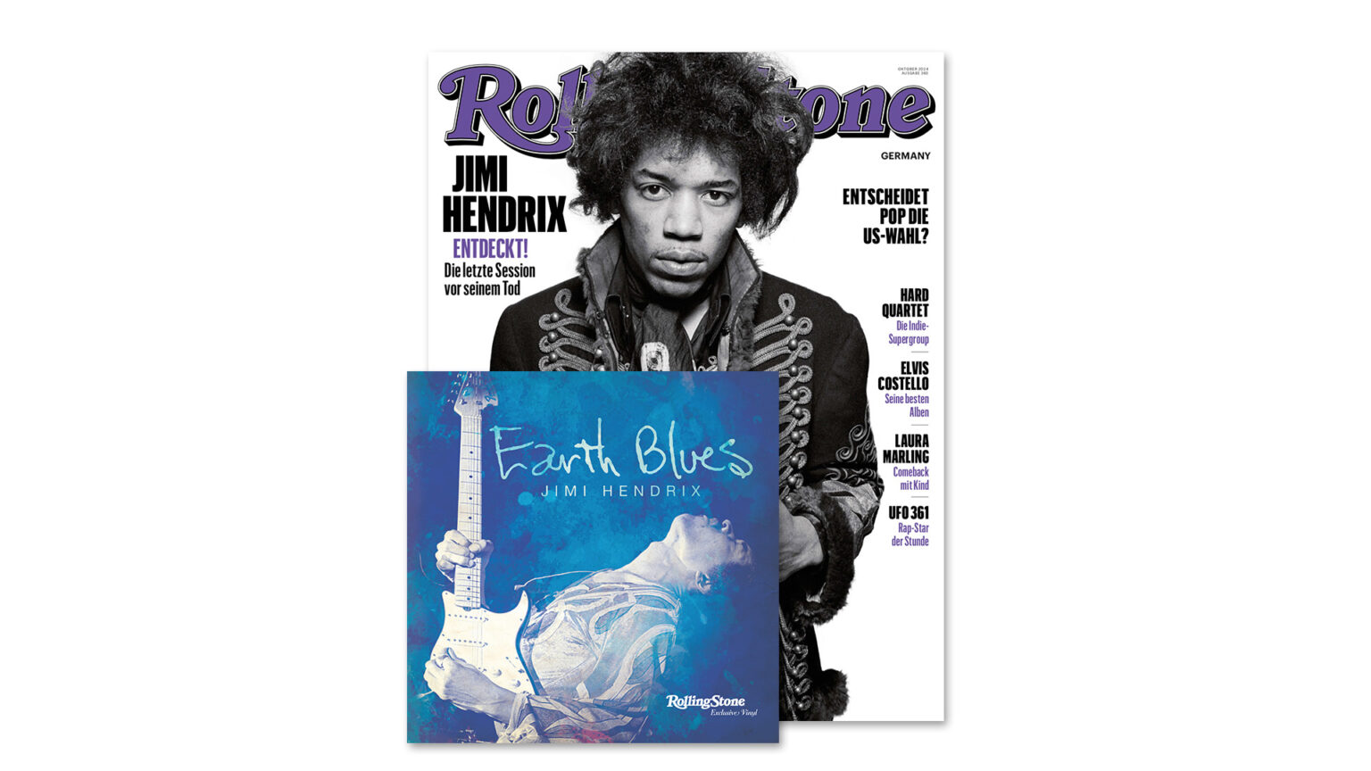 ROLLING STONE im Oktober: Jimi Hendrix + Vinyl-Single